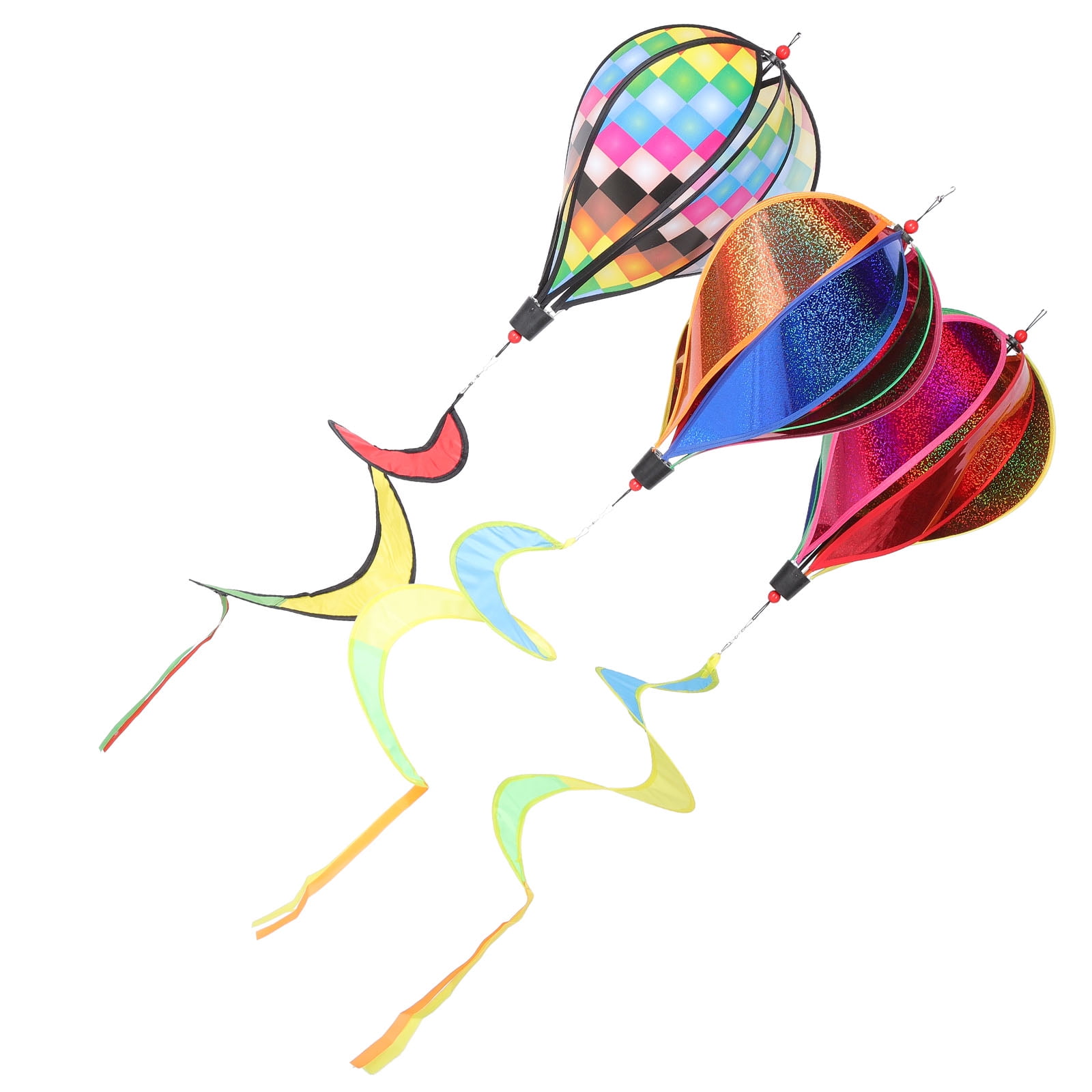 3 Pcs Toy Rainbow Pinwheel Hot Air Balloon Windmill - Walmart.com