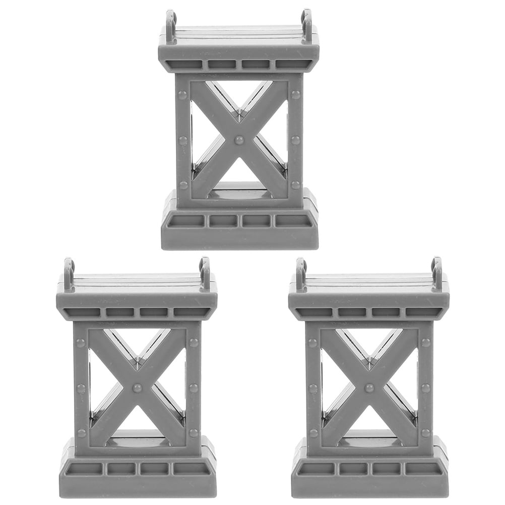 3 Pcs Train Pier Bridge Pier Model for Games Railway Bridge Model ...