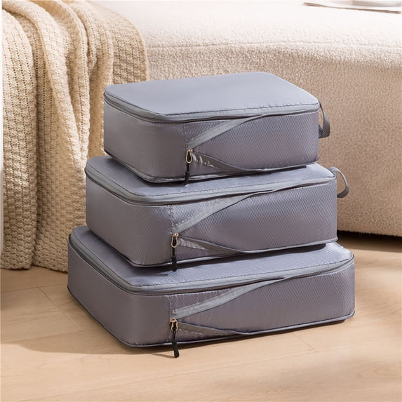 3 Pcs Travel Clothes Storage Bag Set, Portable Multifunctional ...