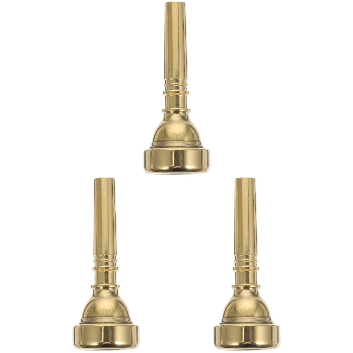 3 Pcs Trombone Tenor Bugle Mouthpiece Tip Trumpet for Different Levels ...