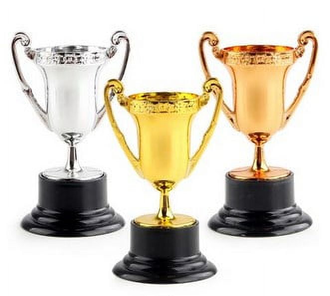 3 Pcs Trophy Props Award Trophy Cups Decorative Trophy Cups Competition ...