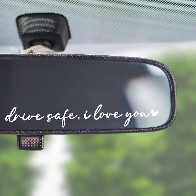 3 Pcs Trust In God Rearview Mirror Stickers, Christian Jesus Decal for ...