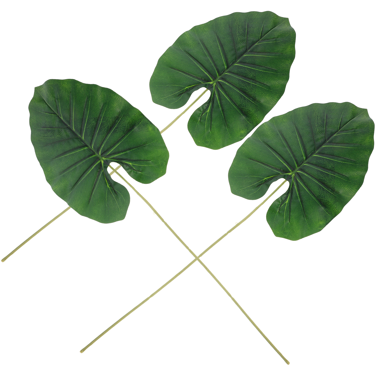 3 Pcs Turtle Leaf Fake Leaves Rearview Mirror Decoration Cute Plants ...