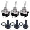 9pcs 12mm Thread Toggle Switch Waterproof Rubber Cover Boot Cap ...