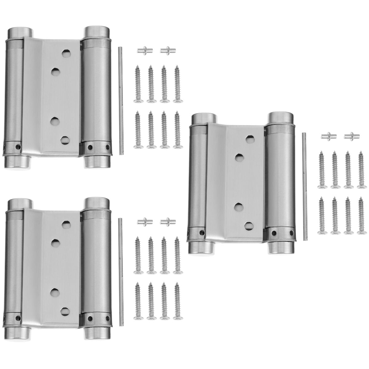 3 Pcs Two-way Hinge Hinges for Glass Doors Drawer - Walmart.com