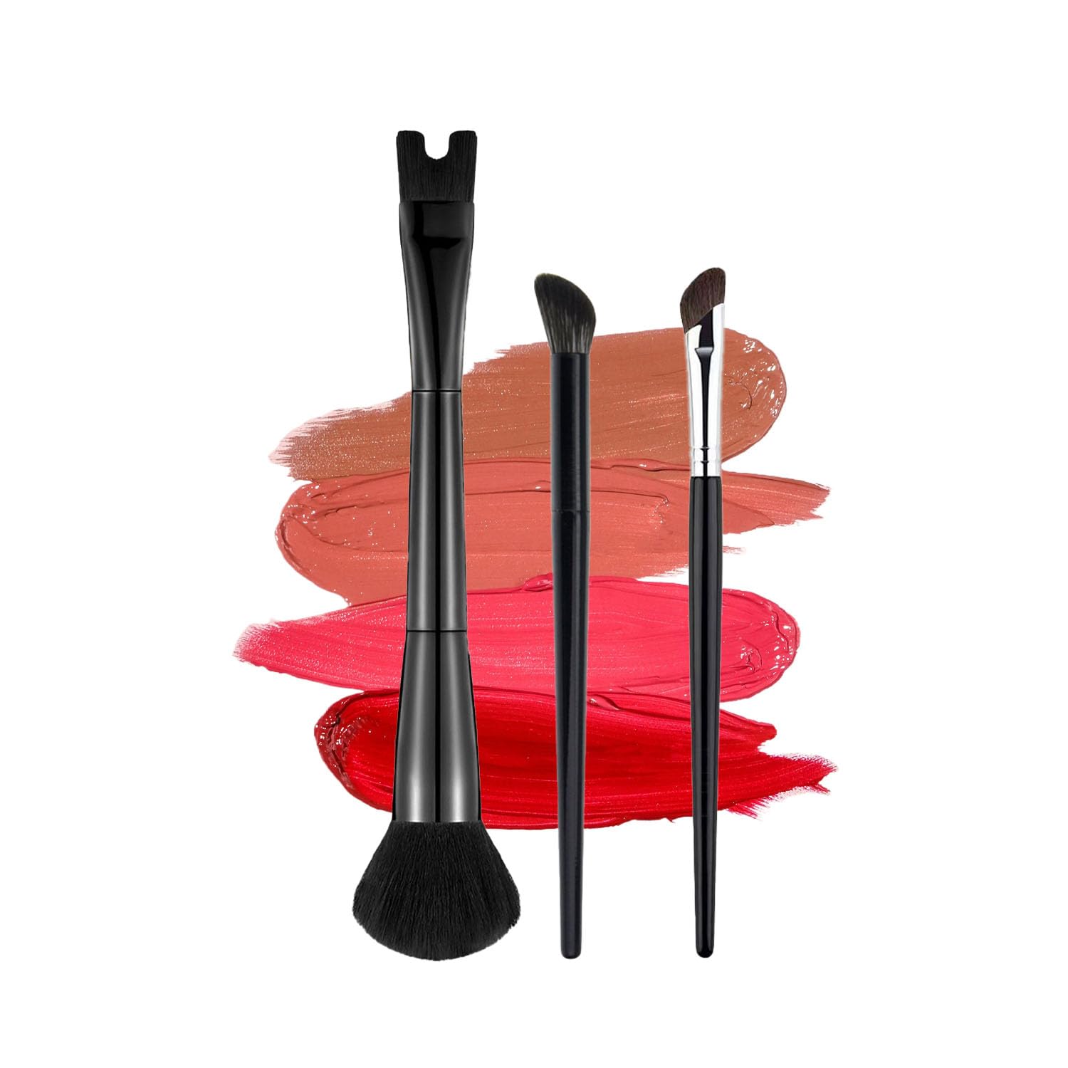 3 Pcs U-Shaped Nose Contour Brush, Sickle Nose Shadow Brow Bone ...