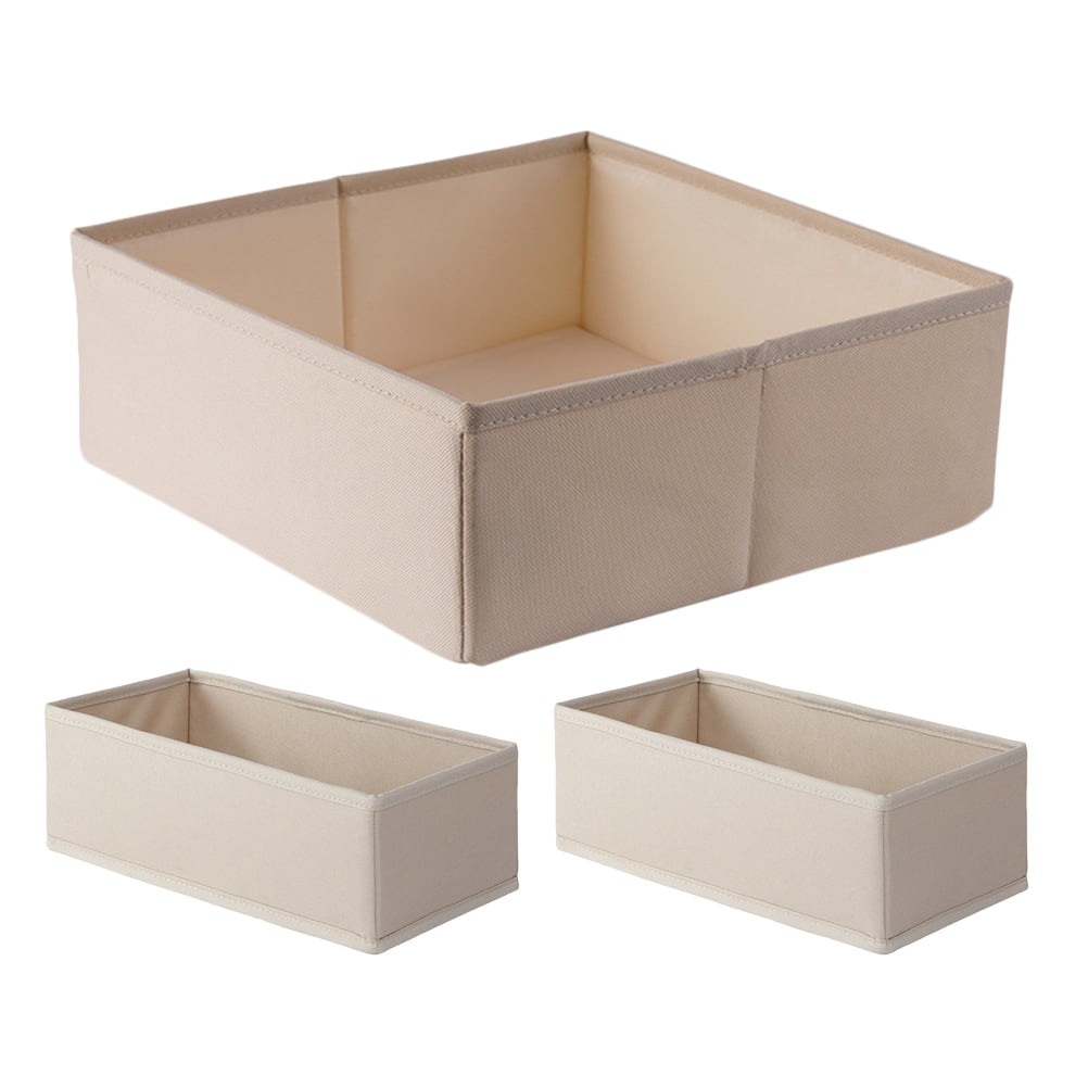 3 Pcs Underwear Storage Box Bras Underwear Drawer Organizer Bra Storage ...
