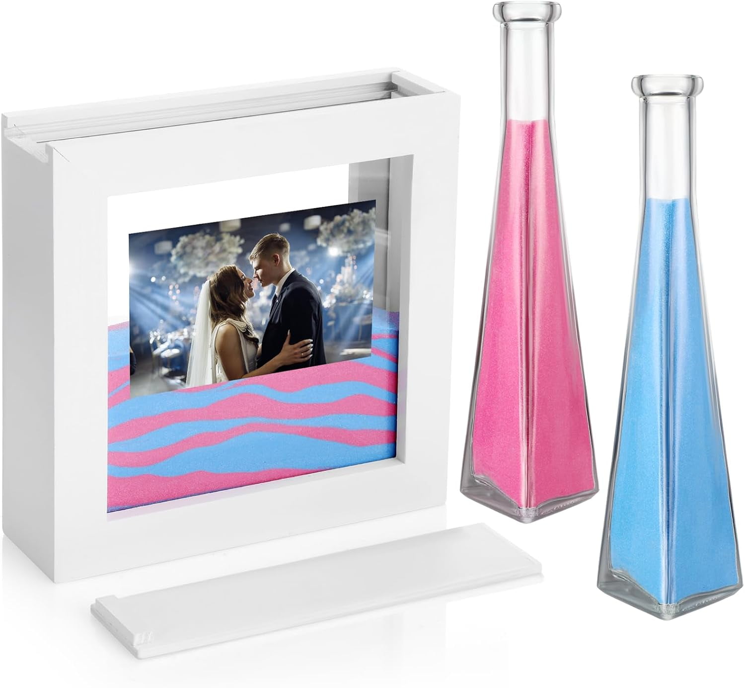 3 Pcs Unity Sand for Wedding Ceremony Set Includes White Sand Ceremony ...