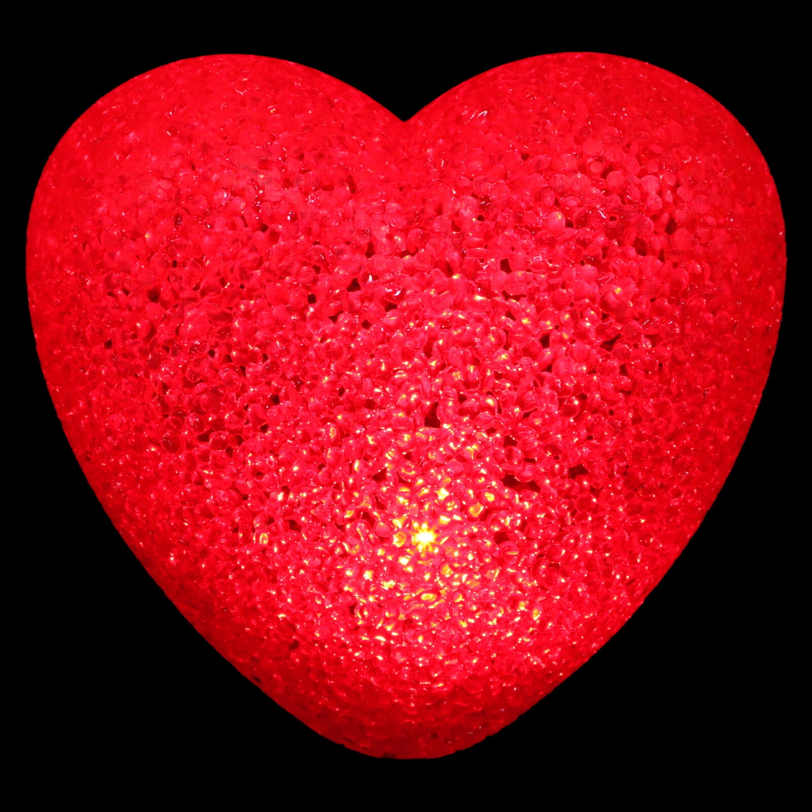 3 Pcs Valentine's Day Decoration Desk Lamps Nightlight Love Heart Lamp ...