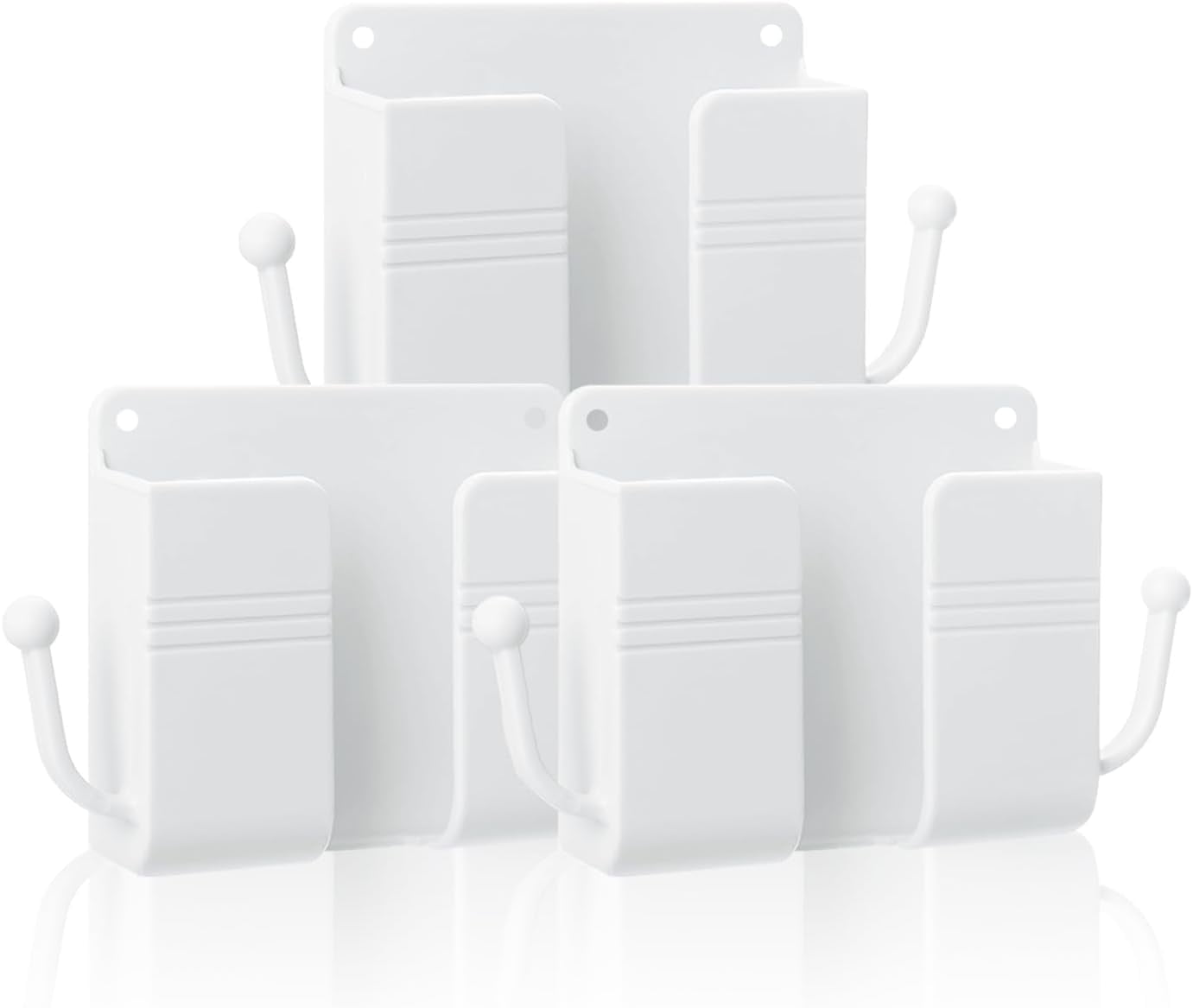 3 Pcs Wall Mount Phone Holder, Phone Stand for Bed, Wall Mounted Shower ...