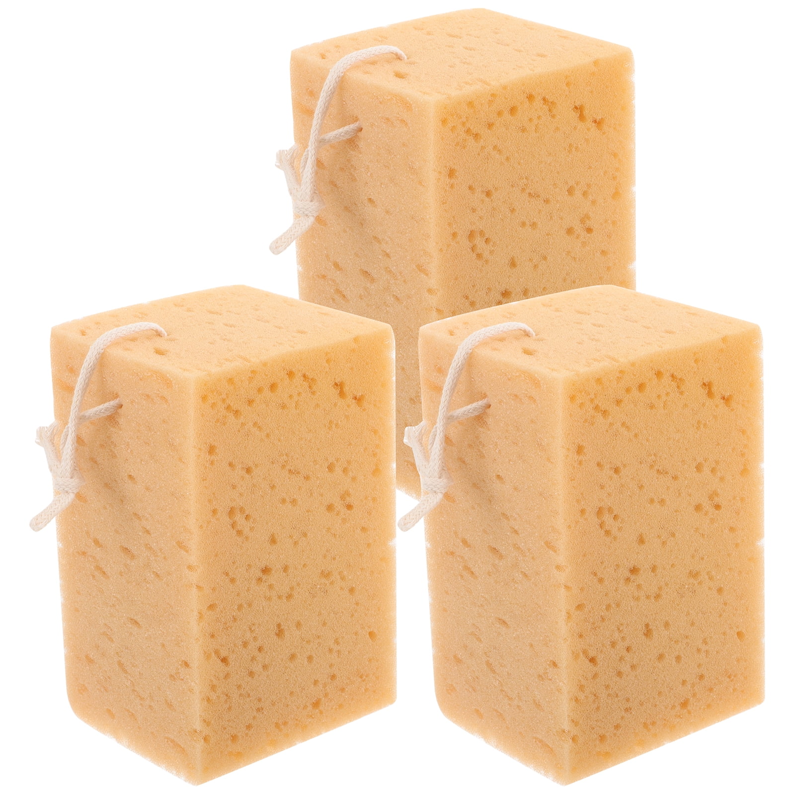 Yellow Polyurethane Sponge Wall Texture Tool for Home Use 3 Pcs ...