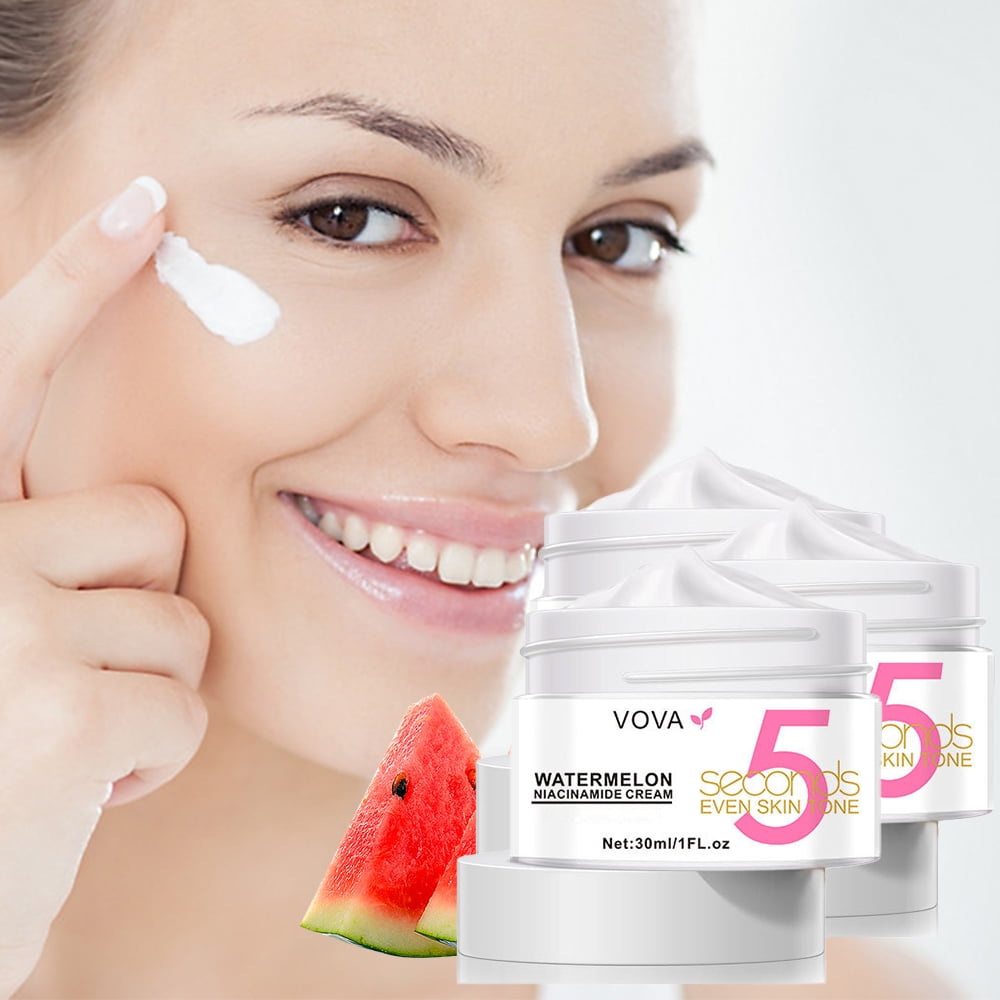 3 Pcs Watermelon Nicotinamide Face Cream - Anti-Wrinkle, Moisturizing ...