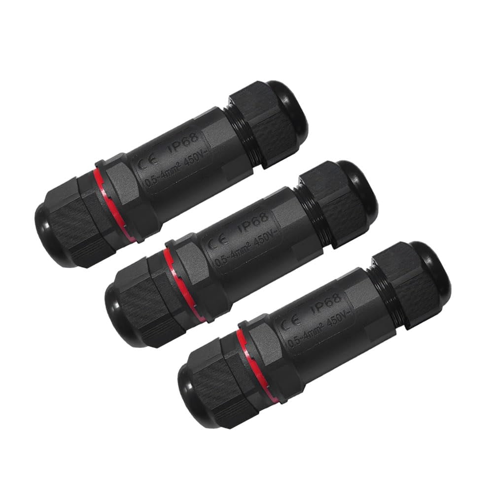 3 Pcs Waterproof Couplers IP68 Waterproof RJ45 Coupler Connectors Cat6A ...