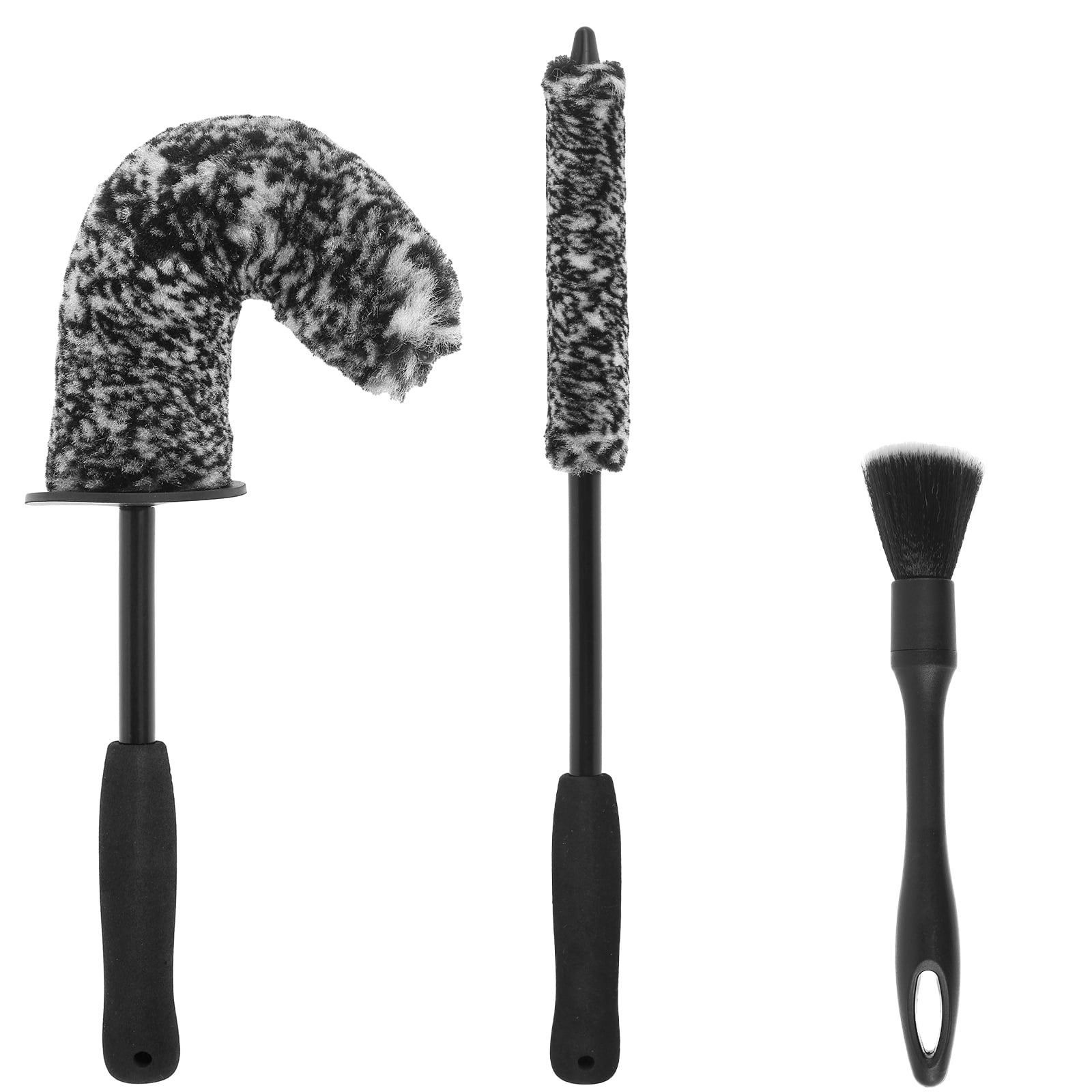 3 Pcs Wheel Brush Kit Soft Wheel and Rim Brush Flexible Car Detailing ...