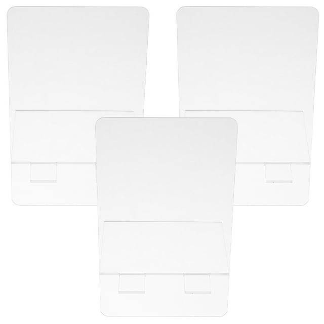 3 Pcs White Board Small Table Toppers Little Whiteboard for Desk ...