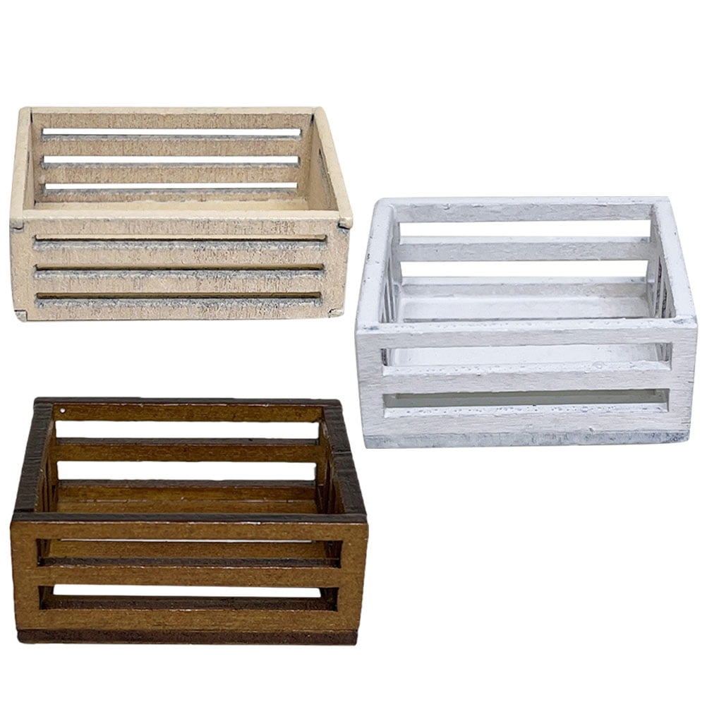 3 Pcs Wicker Storage Basket Tiny House Mini Basket Mini Storage Basket ...