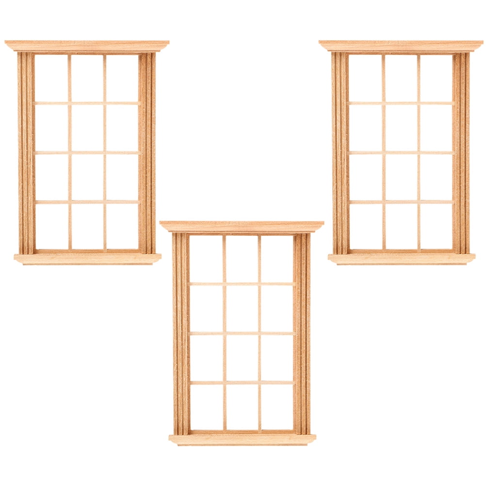3 Pcs Window Frame Model Miniature Window Frames 11.5x8.3cm - Walmart.com