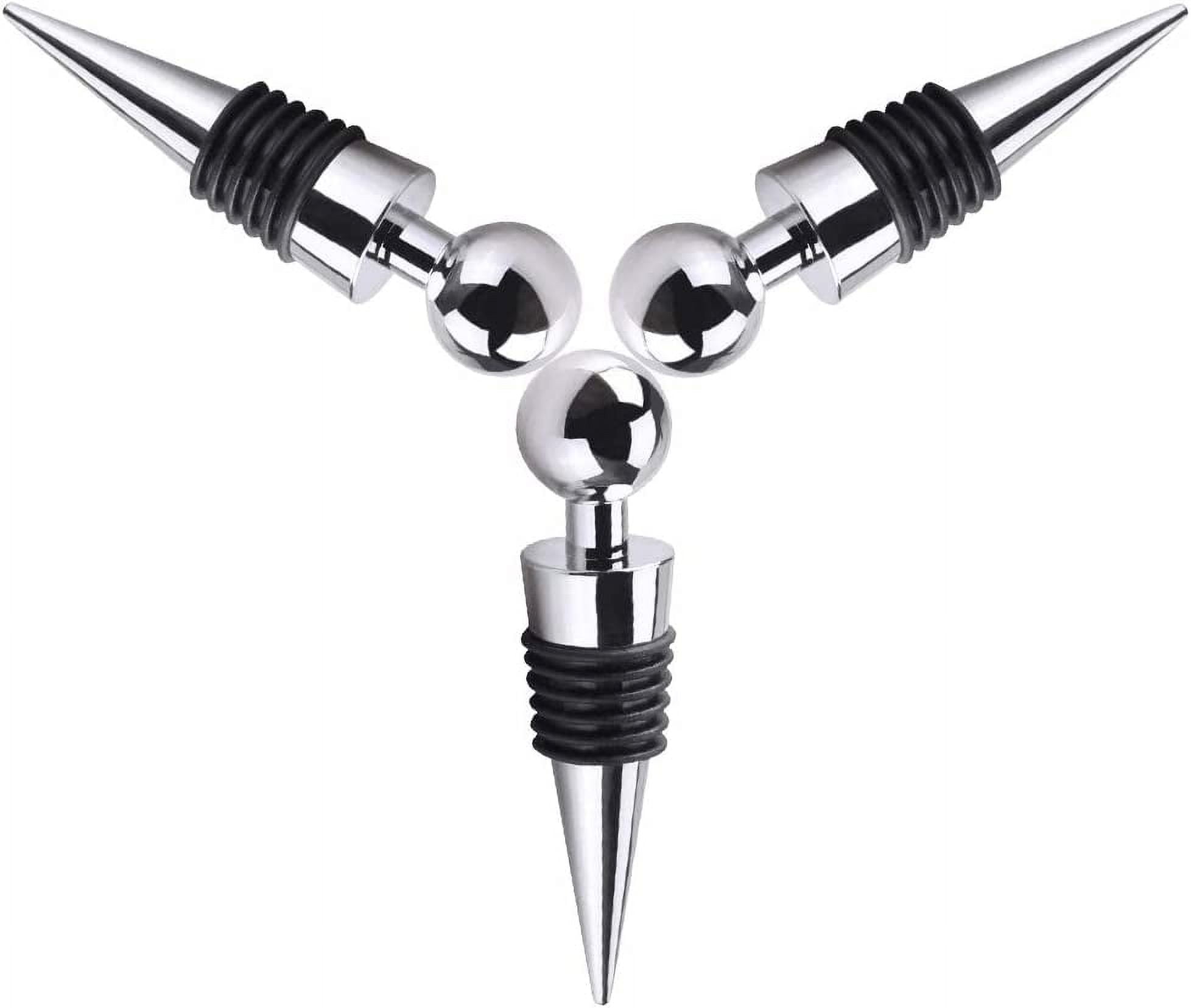 3 Pcs Wine Bottle Stopper, Novelty Funny Wine Cork Stoppers Champagne ...