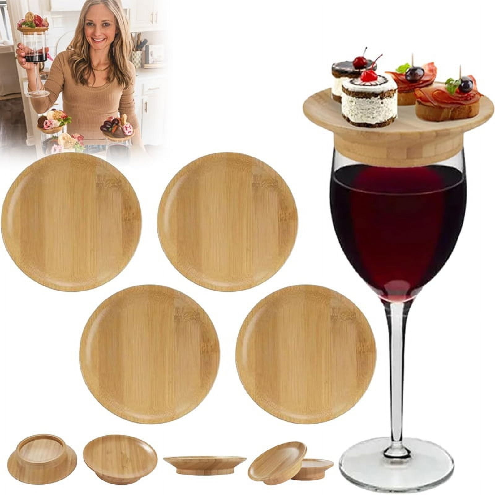 3 Pcs Wine Glass Charcuterie Topper, Charcuterie Wine Glass Topper ...