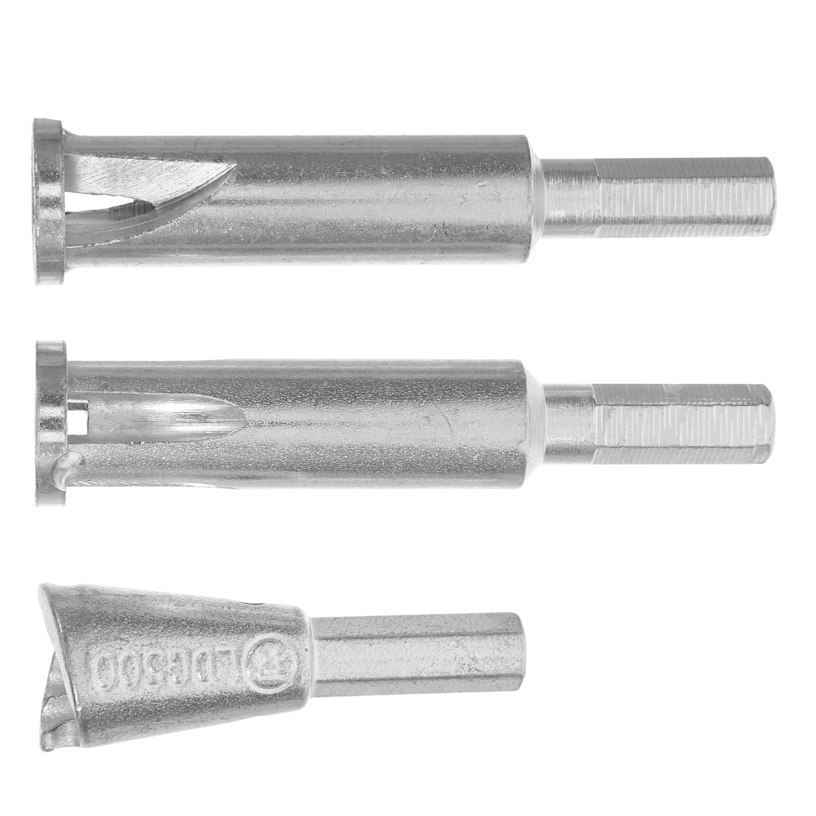 3 Pcs Wire Stripping Drill Attachment Round Cable Stripper Silver ...