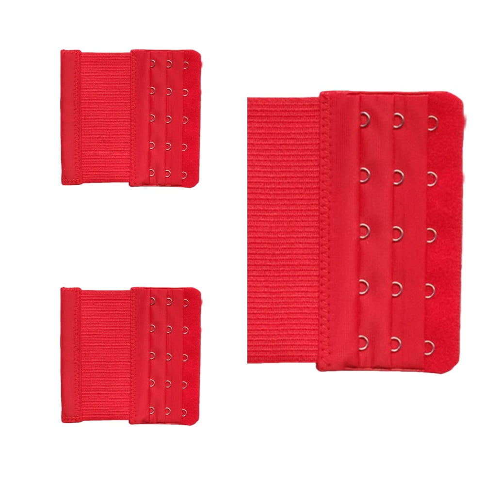 3 Pcs Women's Bra Extender 5 Hook Plus Size Bra Strap Extenders ...