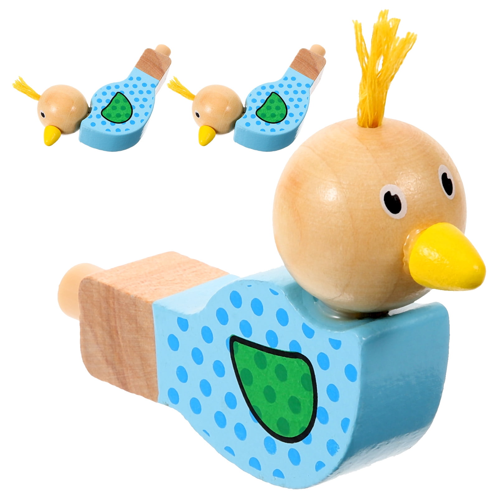 3 Pcs Wooden Bird Whistle Musical Instruments Kids Whistles Bird ...