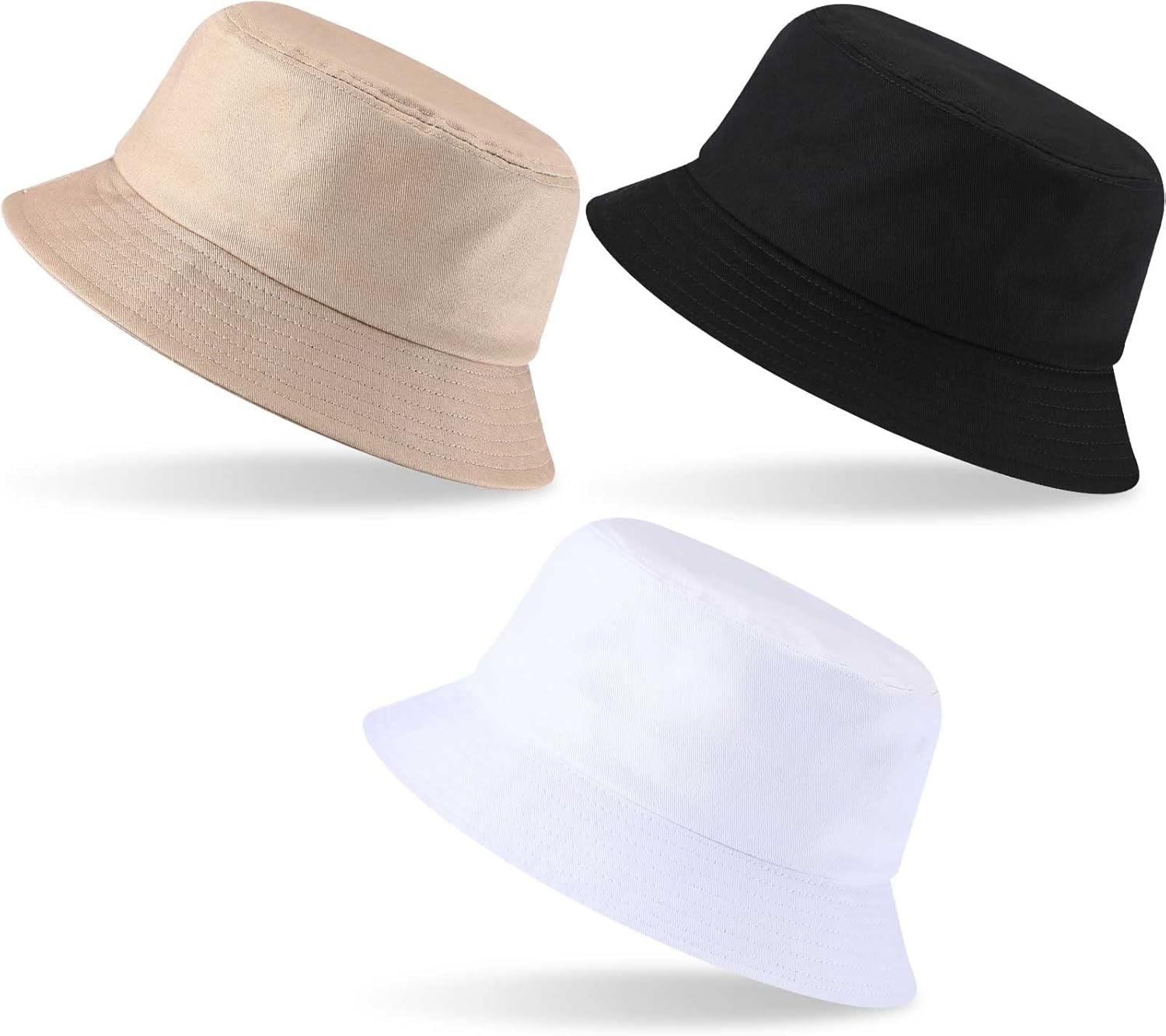 3 Pcs XXL Bucket Hat for Man Woman Large Oversize Summer Beach Cotton ...