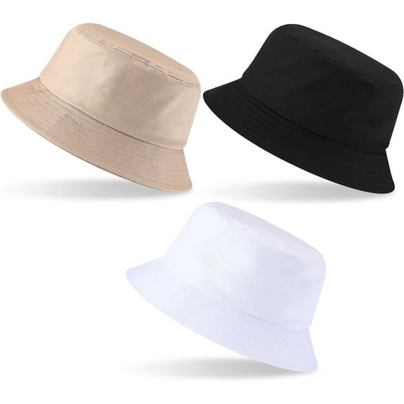 3 Pcs XXL Bucket Hat for Man Woman Large Oversize Summer Beach Cotton ...