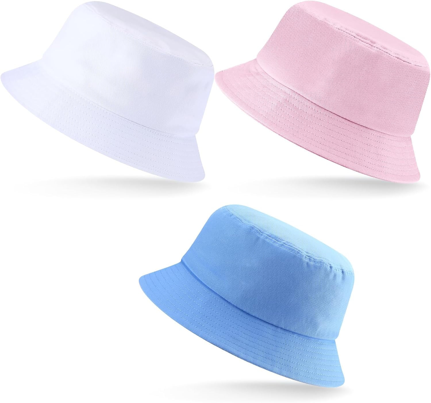 3 Pcs XXL Bucket Hat for Man Woman Large Oversize Summer Beach Cotton ...