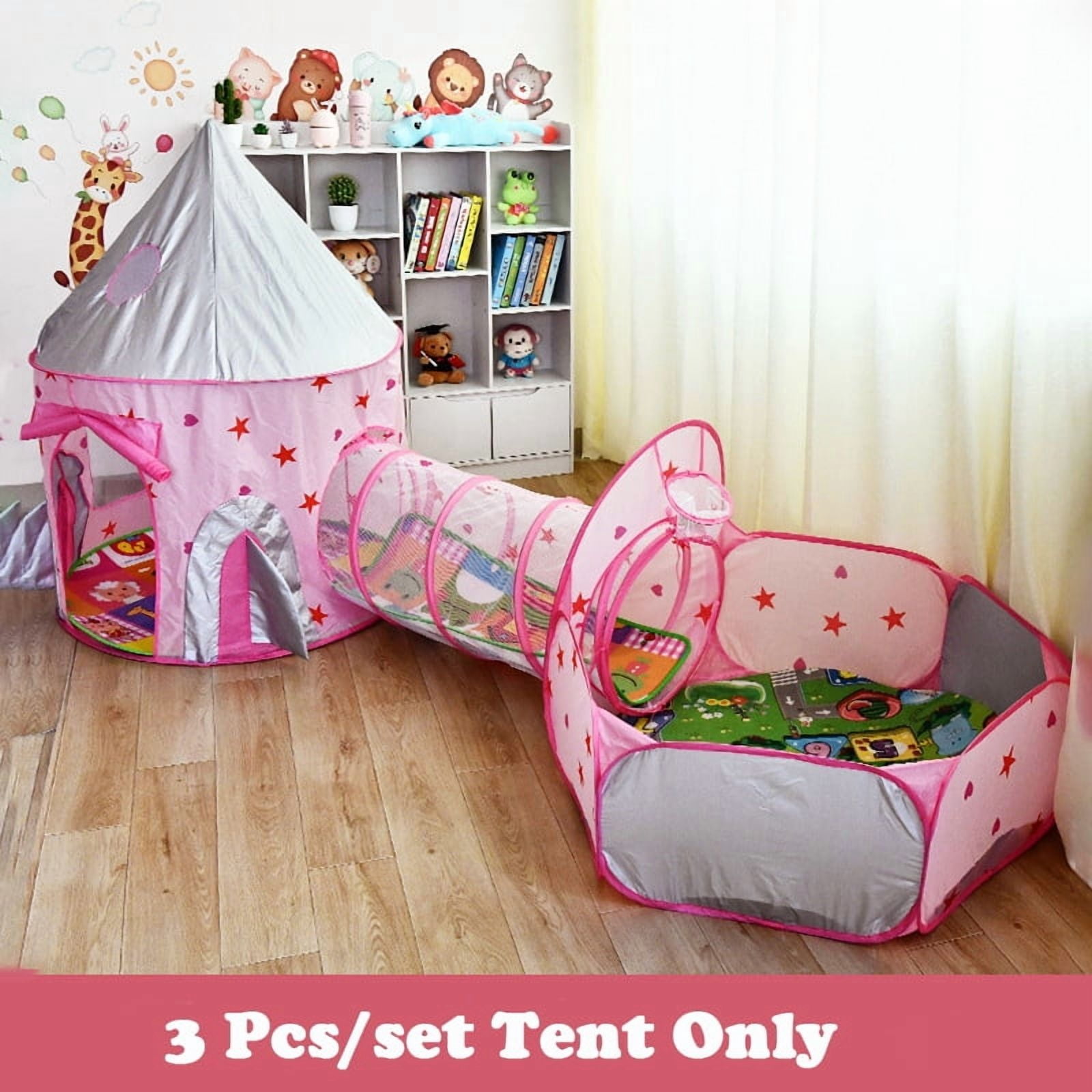 3 Pcs/lot Portable Children's Tent Beach Toys Ball Pool Rocket Tent ...