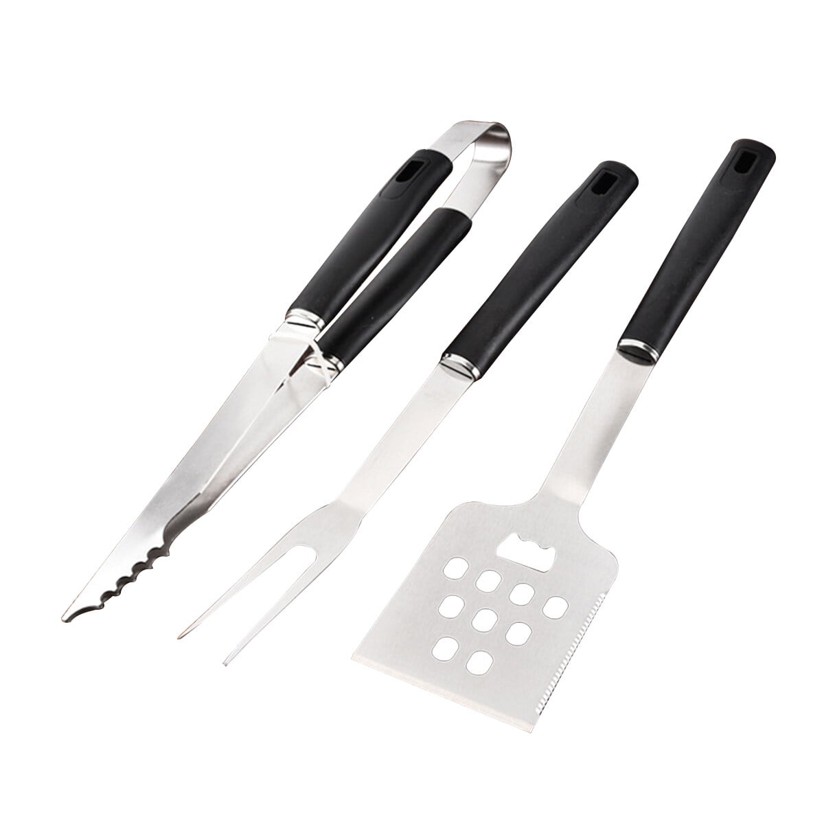 3 Pcs/set Stainless Steel BBQ Tool Barbecue Grill Utensils Practical ...