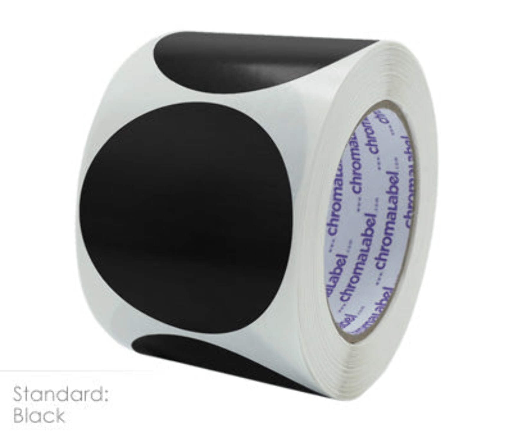 3" Permanent Color-Code Round Circle Inventory Labels: 500/Roll ...