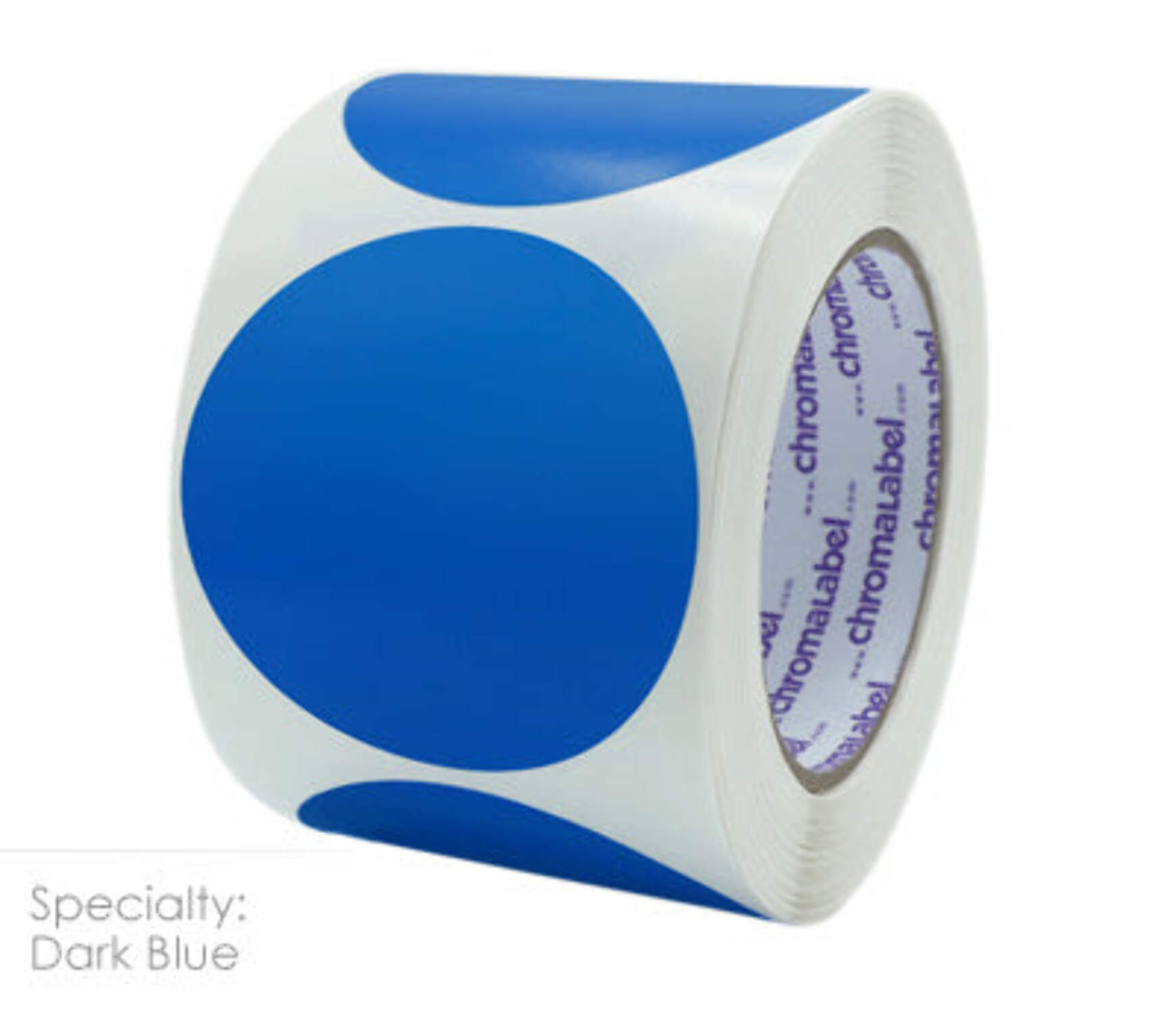 3" Permanent Color-Code Round Circle Inventory Labels: 500/Roll ...