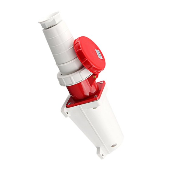 3 Phase 63A IP67 Waterproof Industrial Power Connectors 5Pin Equipment ...