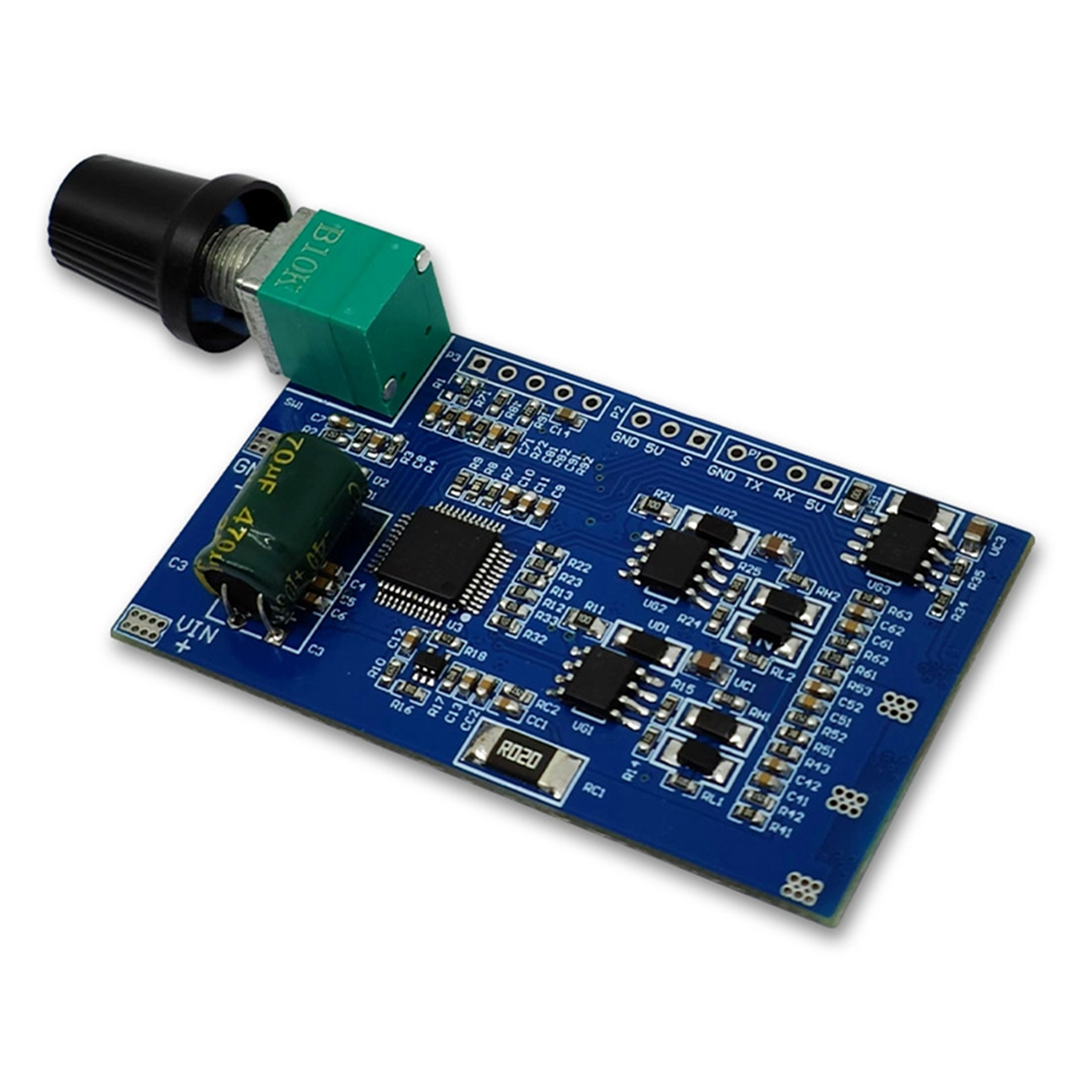 3-Phase Brushless Motor ESC Speed Controller Module with Potentiometer ...