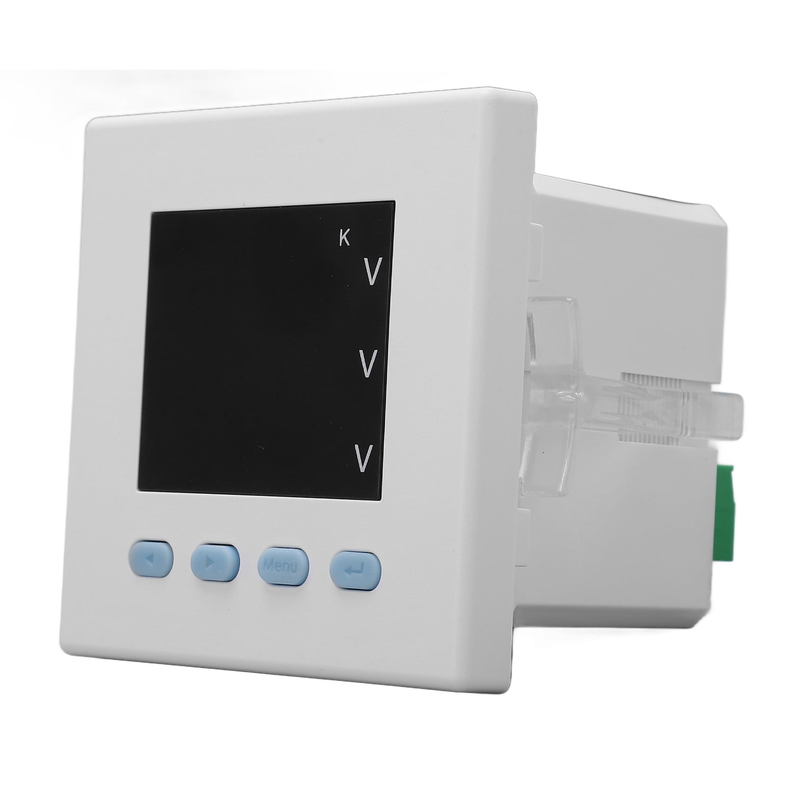 3-Phase Digital Voltmeter, White ABS Flame Retardant, Electricity Usage ...