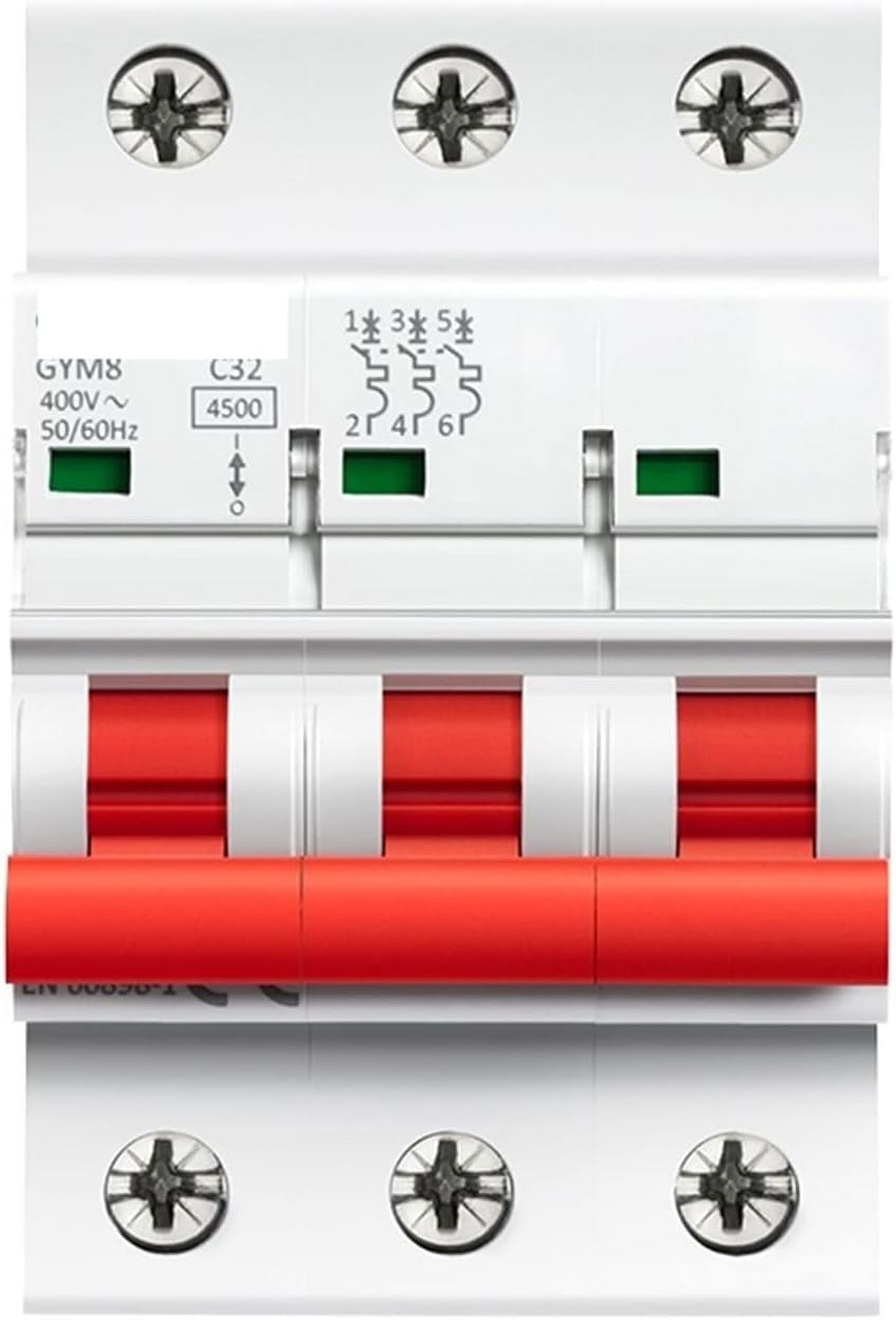 3 Phase MCB 6A 10A 16A 20A 25A 32A 40A 50A 63A 220V Mini Circuit ...