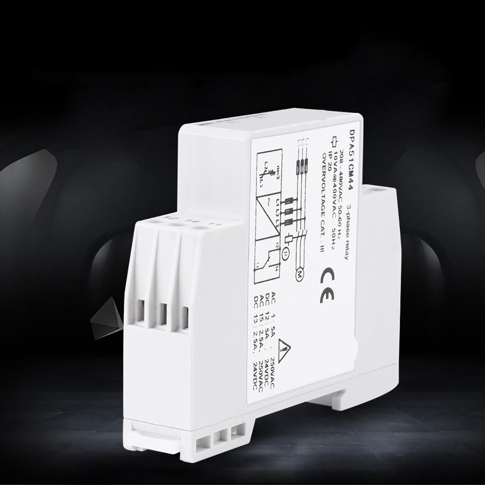 3 Phase Monitoring Relay, DPA51CM44 208 480vac Household AC Contactor ...