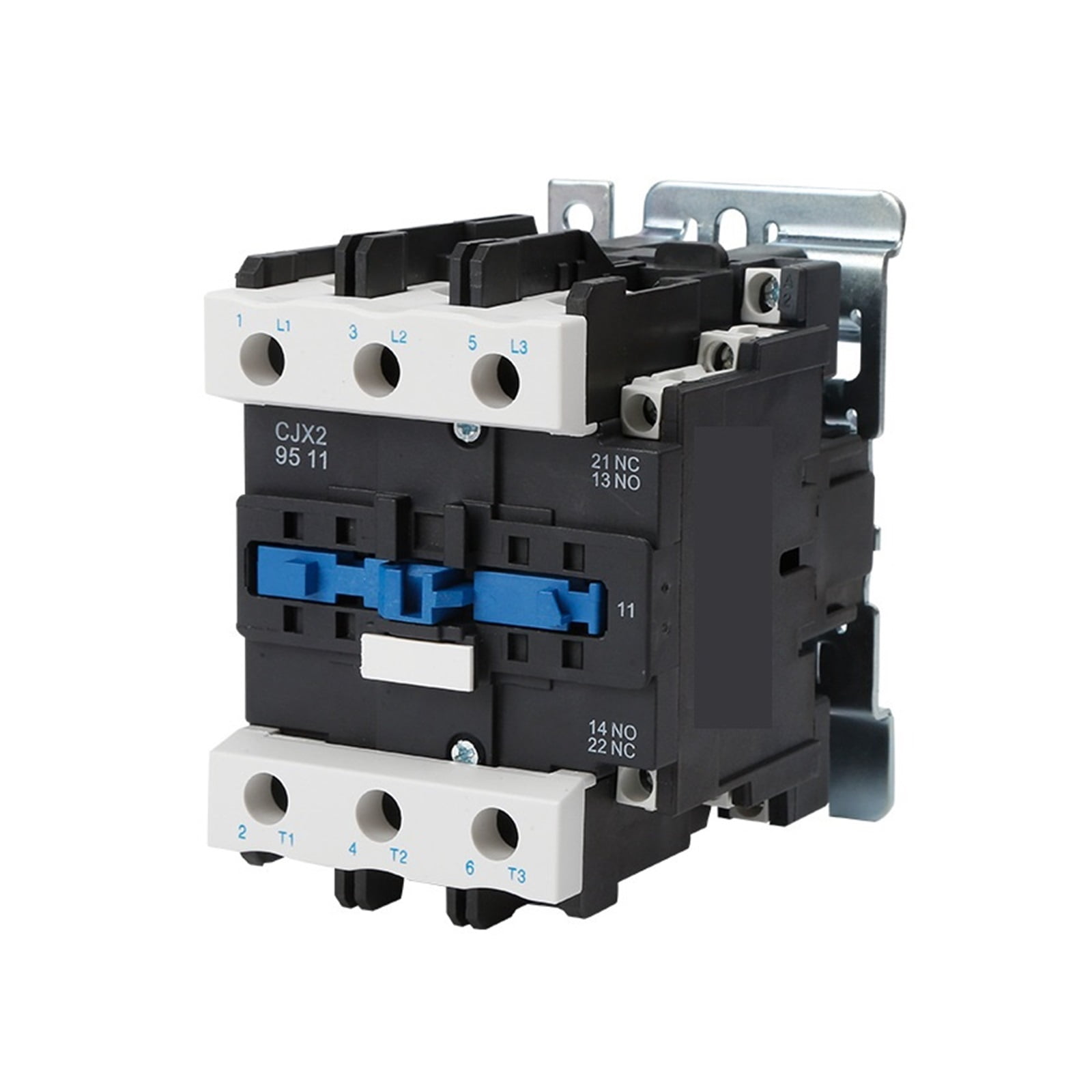 3 Phase Motor Magnetic Contactor Relay 12A 3P 3 Pole 1NO AC 24V 110 220 380 Coil CJX2-1210 Din ...