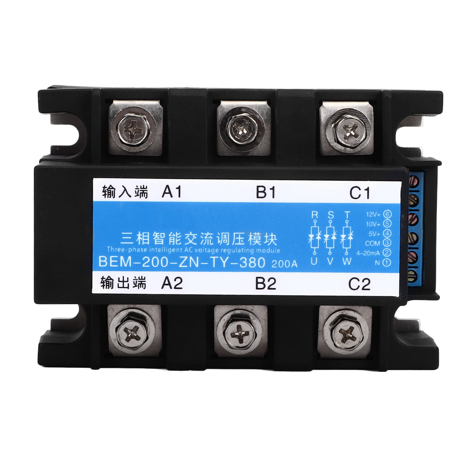 3 Phase Solid State Relay 380V Input 380V 200A Output Smart AC Voltage ...