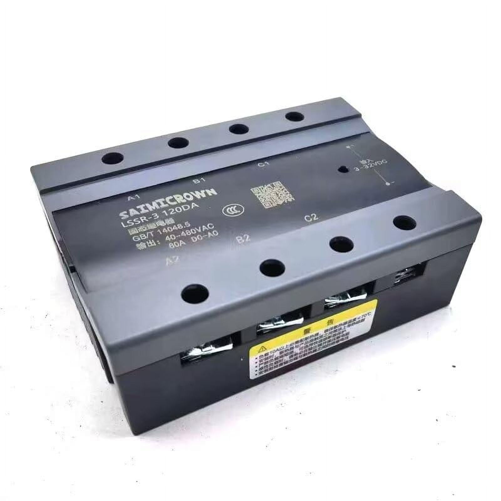 3 Phase Solid State Relay LSSR-3-120DA 4-32 VDC Input 480VAC 120 Amp Output DC/AC - Walmart.com