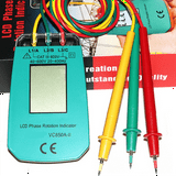 3 Phase Tester Digital Phase Indicator Detector LED Phase Sequence ...