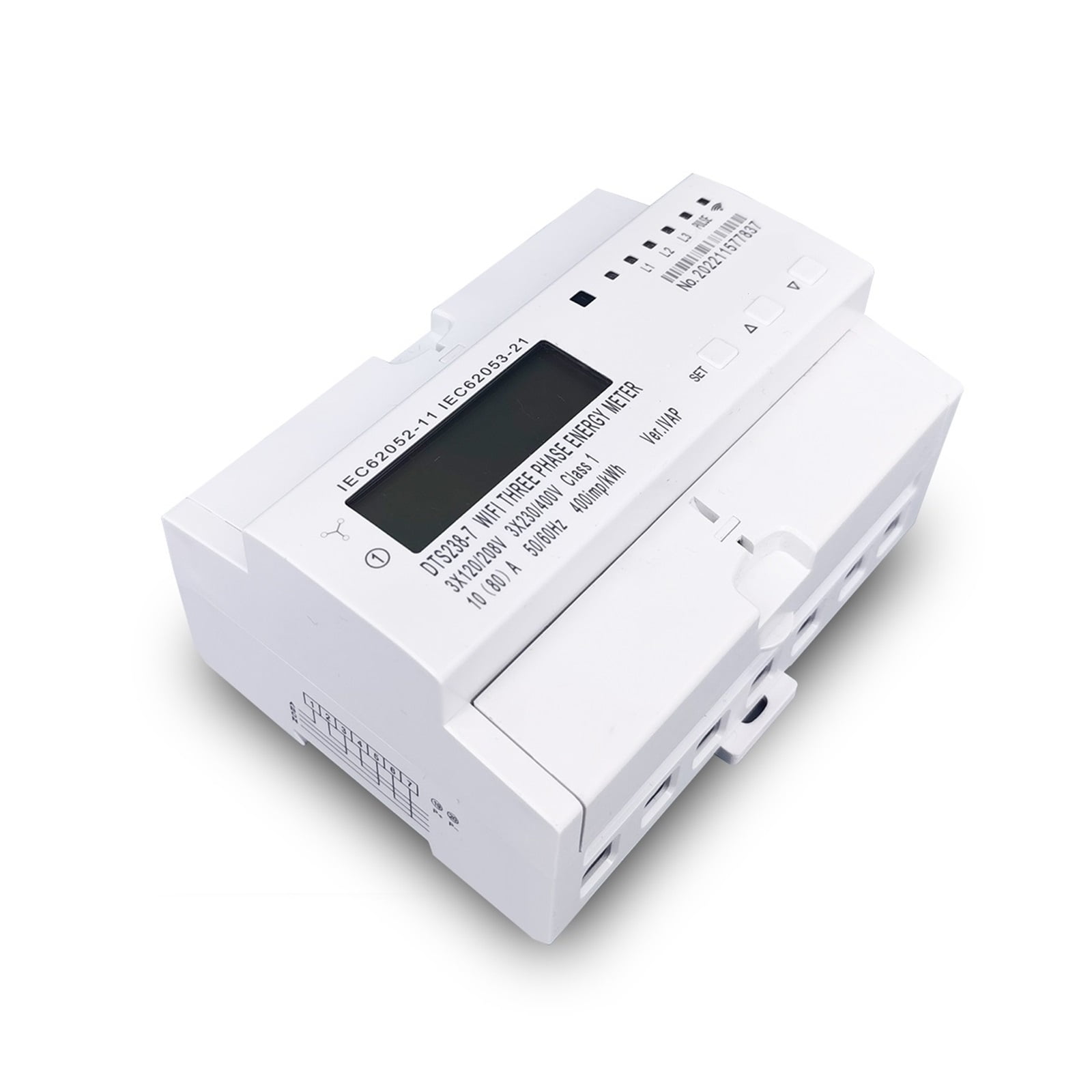 3 Phase Tuya WIFI Smart Bidirectional Energy Meter Timer Power ...