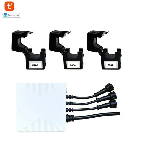 3-Phase Wi-Fi Smart Home Power Monitor Energy Monitoring Device ...