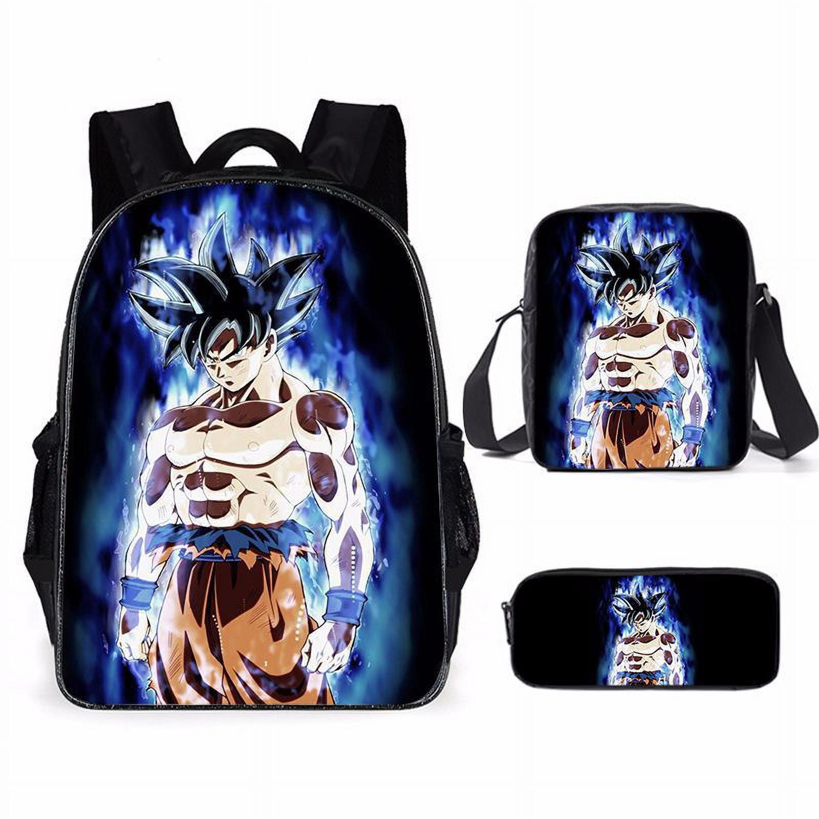 3 Pièces Dragon Ball Sac à Dos Cartable Pour Enfan