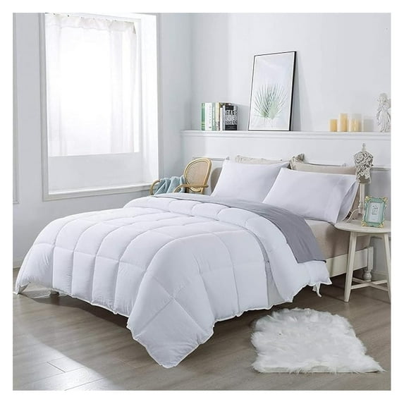 3 Piece 100% Egyptian Cotton 800 Thread Count Comforter Set Super King ...