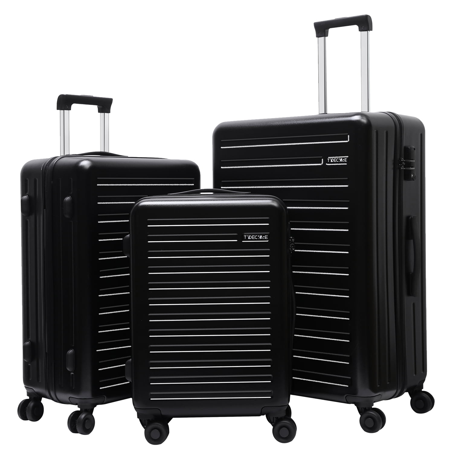 3 Piece (20/24/28) Luggage Sets without Any Front Laptop Pocket ...