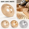 3-Piece 4 Inch Silver Angle Grinder Polishing Pad Kit, Wood Working ...