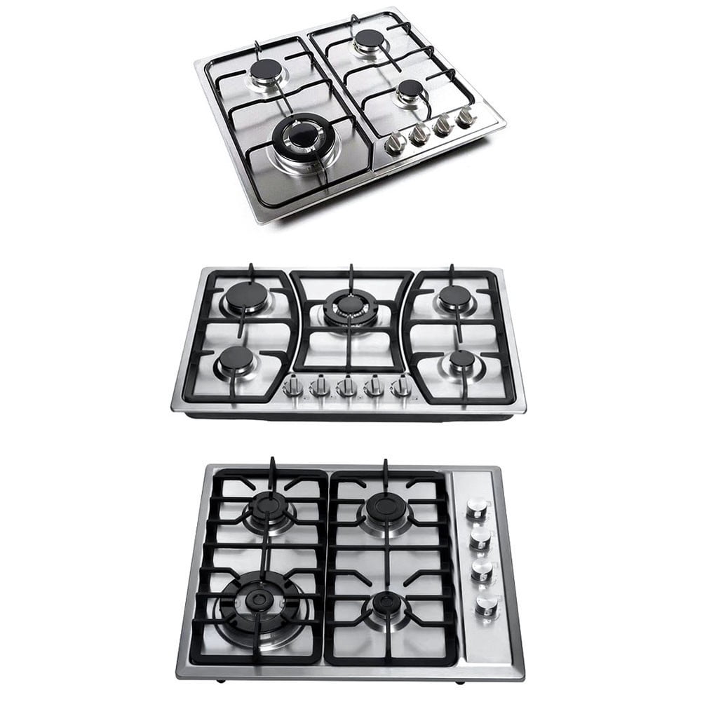 3 Piece 55mm/75mm/100mm Cookware Hat Stove Lid Upgraded Gas Burner Fits ...
