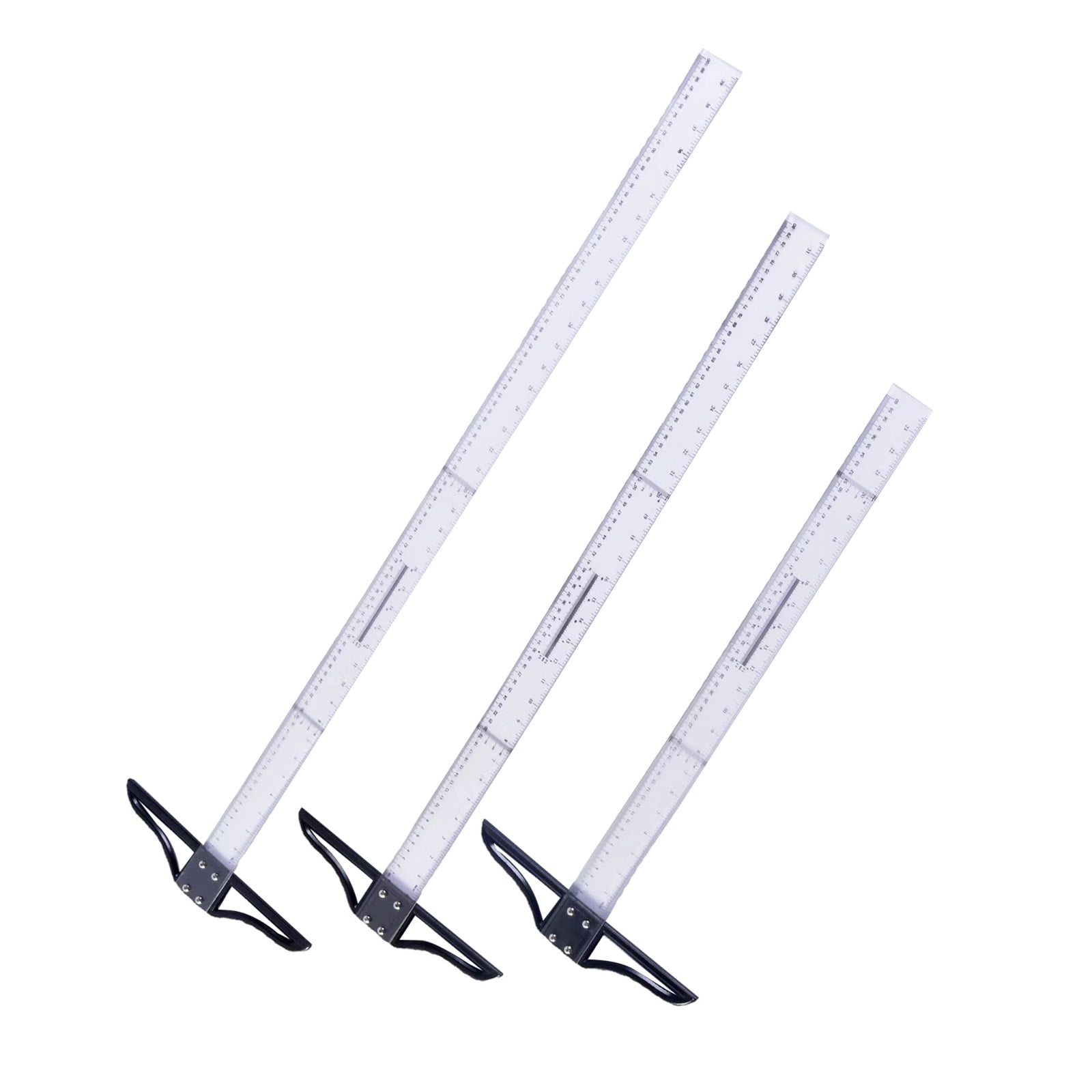 3 Piece Acrylic T Square Ruler Set Detachable T Type For Precise ...